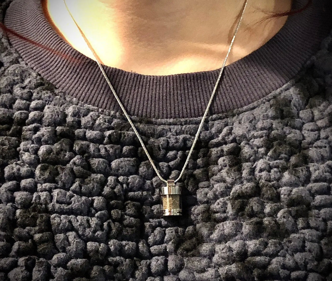 Genuine Martian Meteorite Dust Necklace - Amgala 001 - Scientifically ...