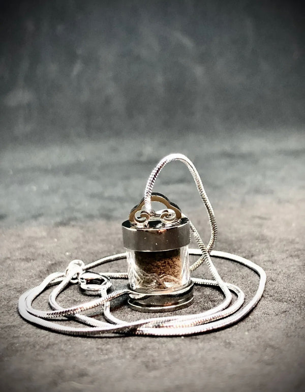 Genuine Martian Meteorite Dust Necklace - Amgala 001 - Dust From Mars ...
