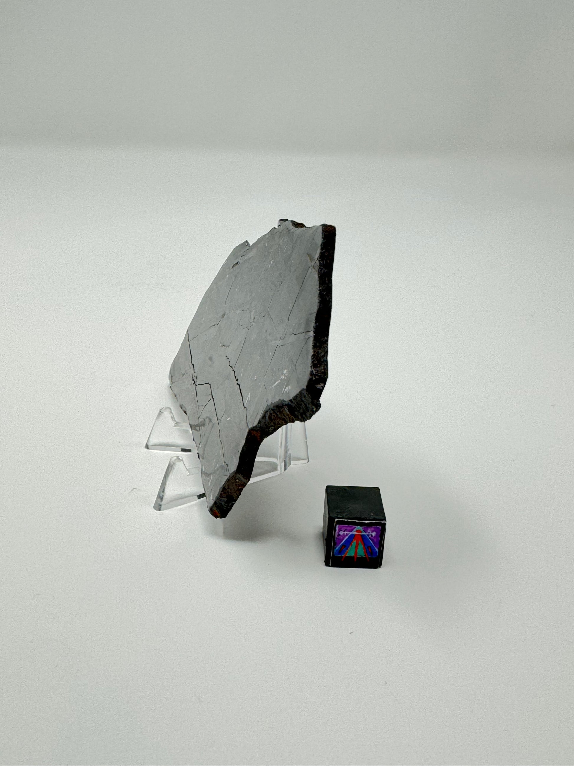 Stunning Brand New Iron Meteorite (Under Classification) - 69.7g Full ...