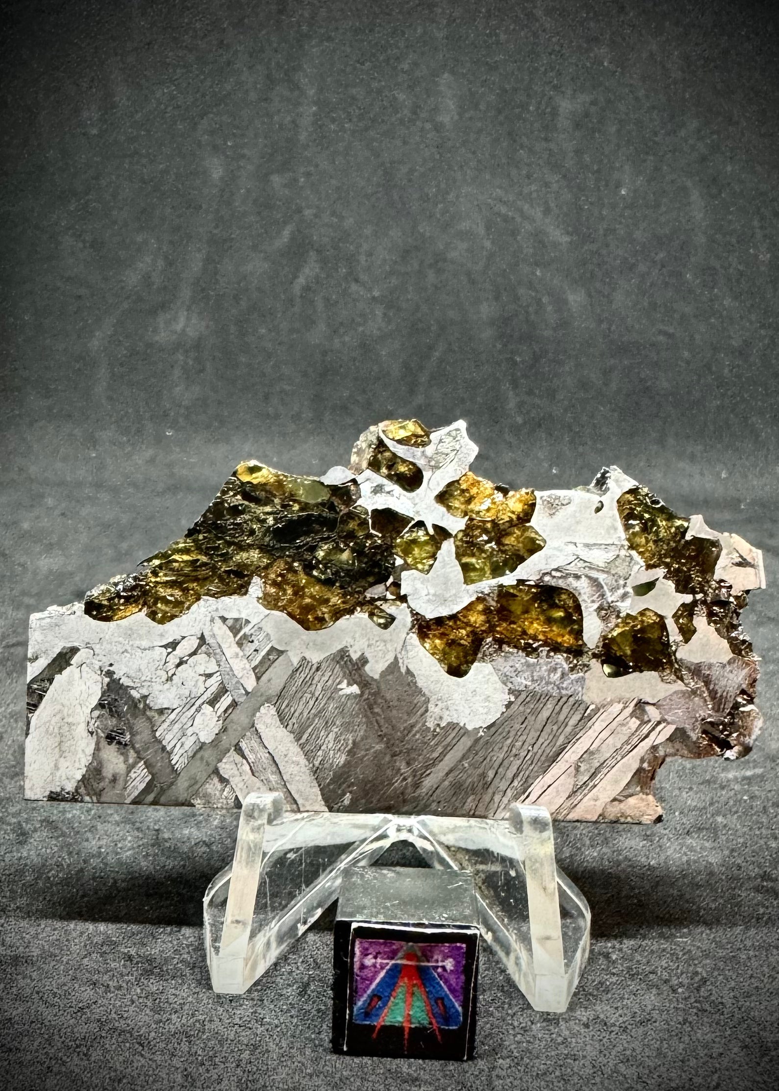 Seymchan Pallasite Meteorite - 23.9g – The Interstellar Collection