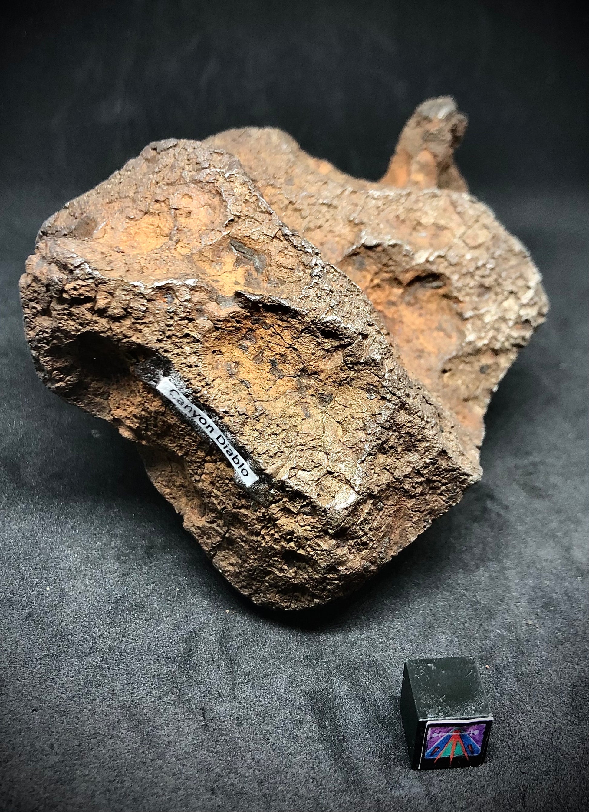 The Famous Canyon Diablo Meteorite - Recovered by Metal Detectorist on ...